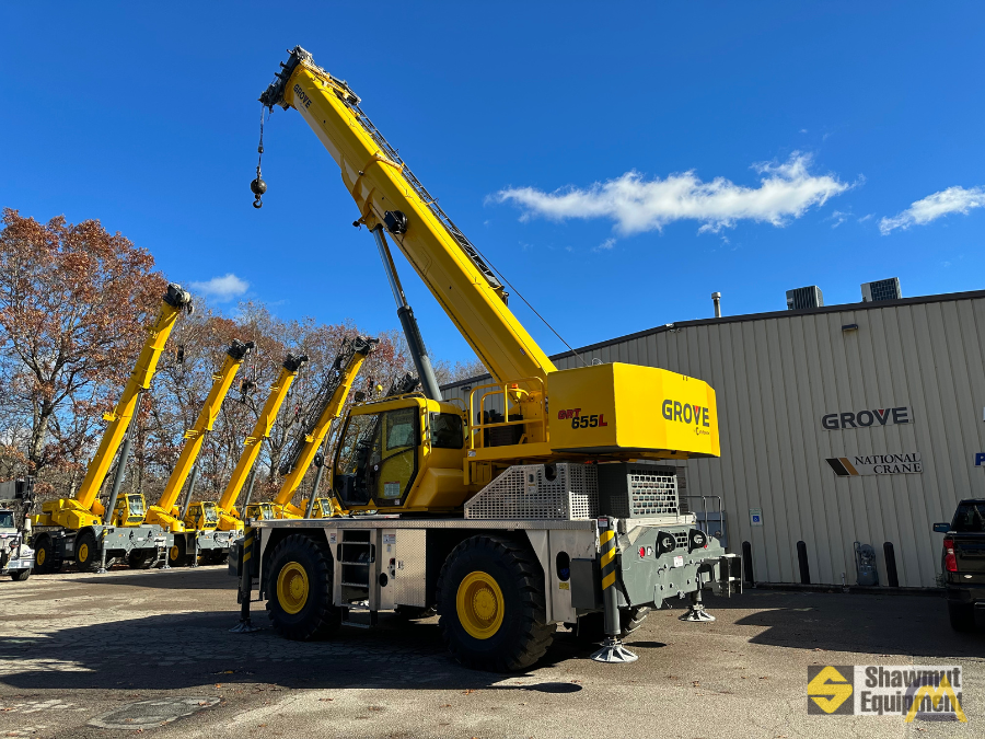 2019 Grove GRT655L S/N: 236486 55 Ton Rough terrain Crane For Sale or ...