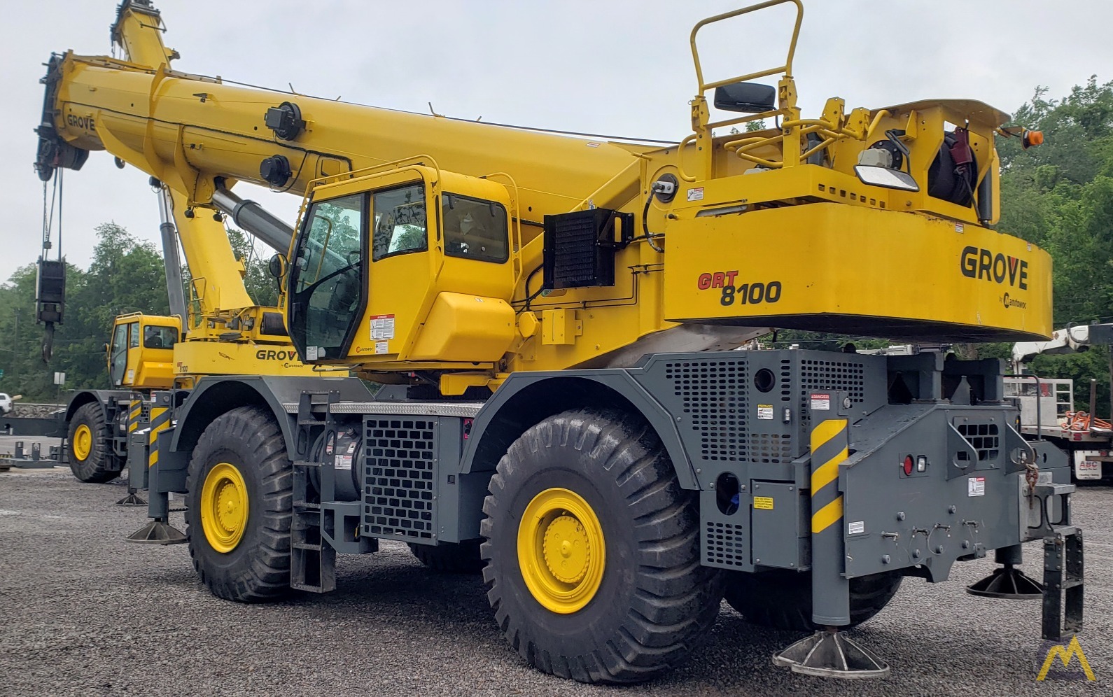 2019 Grove GRT8100 100-Ton Rough Terrain Crane For Sale or Rent Hoists & Material Handlers 31946 ...