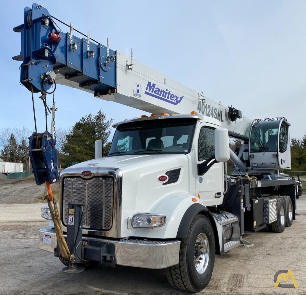 Manitex 40124SHL 40-Ton Boom Truck Crane on Peterbilt 567 For Sale ...