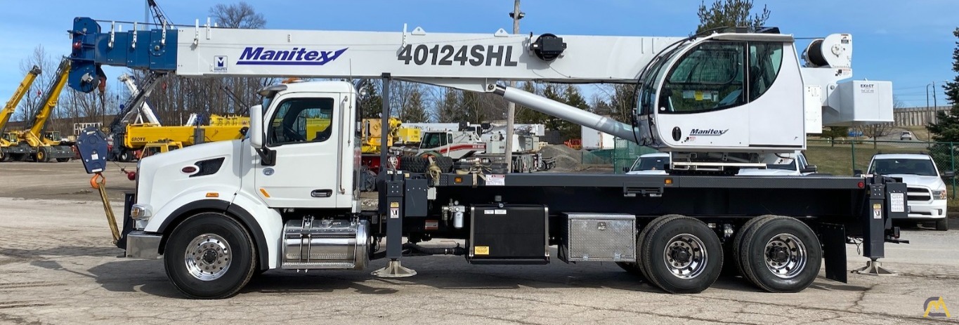 Manitex 40124SHL 40-Ton Boom Truck Crane on Peterbilt 567 For Sale ...