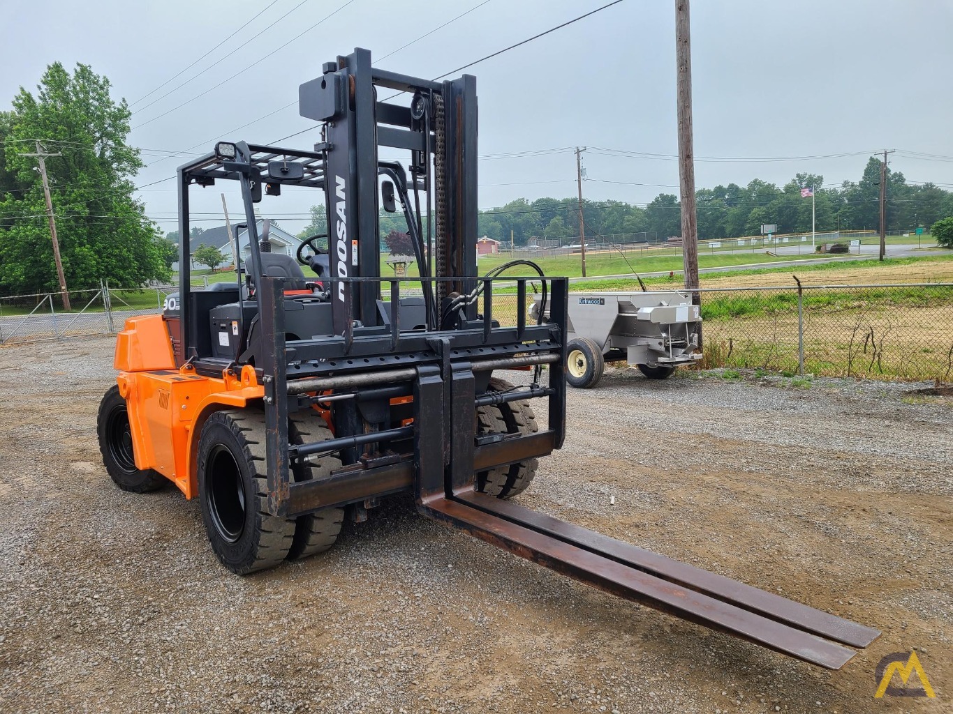 2021 Doosan D90S-7 Pneumatic Tire Forklift For Sale or Rent Lift Truck ...