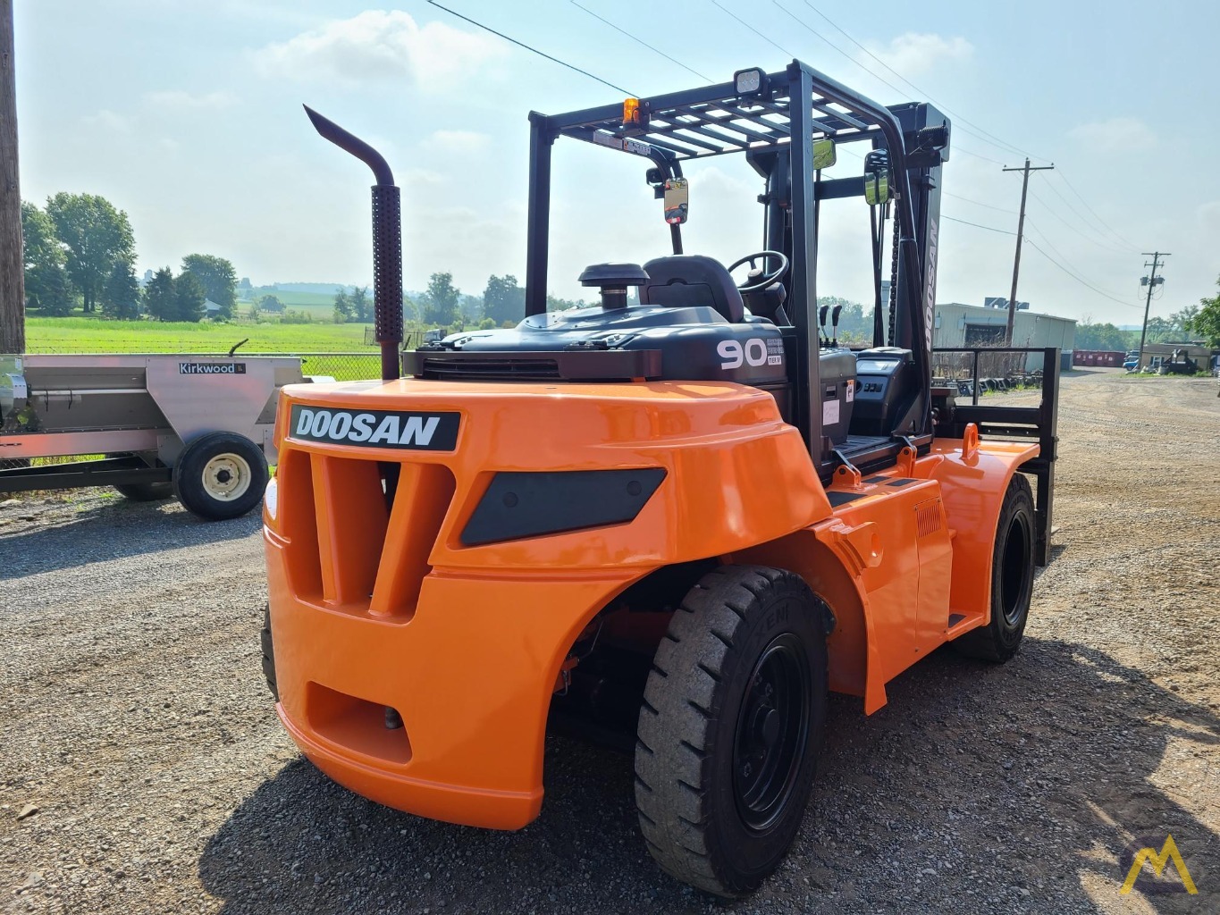 2021 Doosan D90S-7 Pneumatic Tire Forklift For Sale or Rent Lift Truck ...