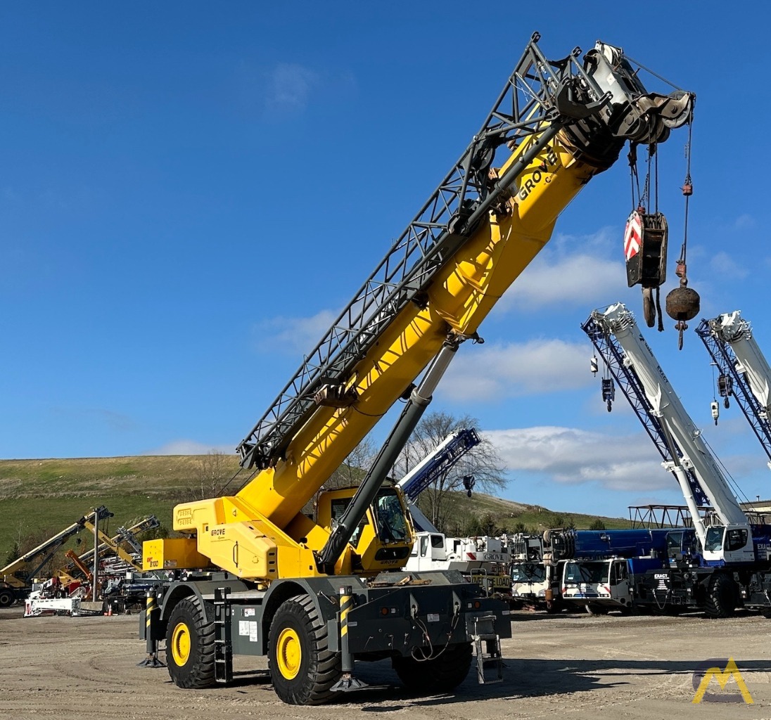 Grove GRT8100 Rough Terrain Crane For Sale Hoists & Material Handlers 34907 CraneMarket