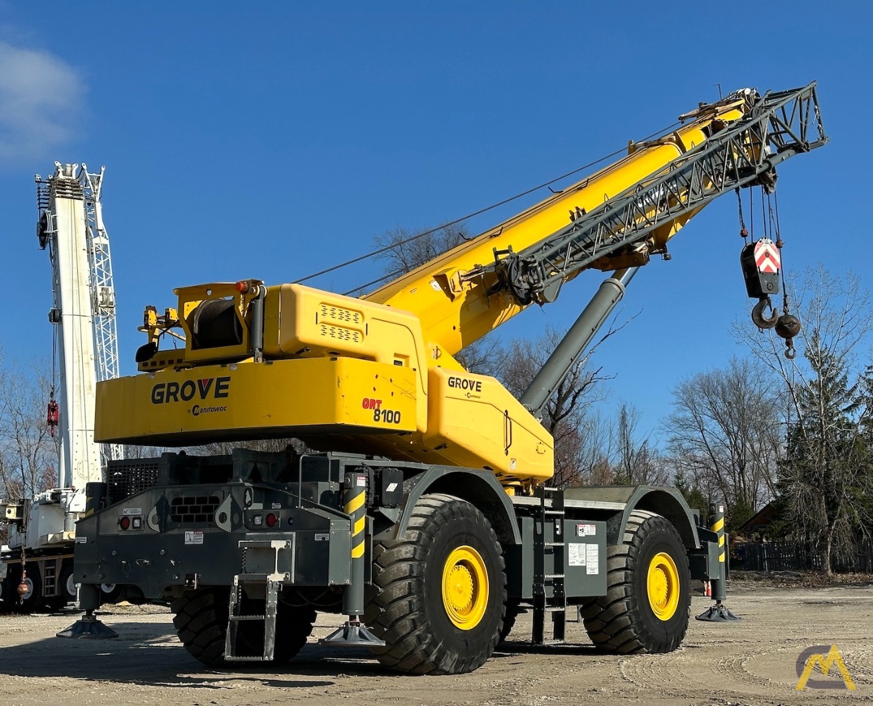 Grove GRT8100 Rough Terrain Crane For Sale Hoists & Material Handlers 34907 CraneMarket