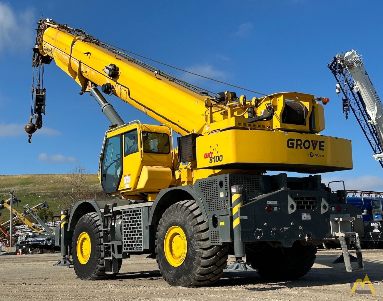 Grove GRT8100 Rough Terrain Crane For Sale Hoists & Material Handlers 34907 CraneMarket
