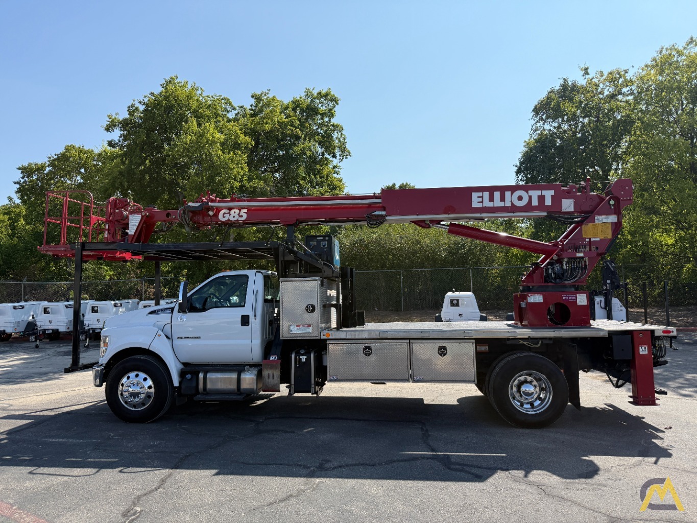 2022 Elliott G85R Telescopic Boom Aerial Lift Bucket Truck For Sale ...