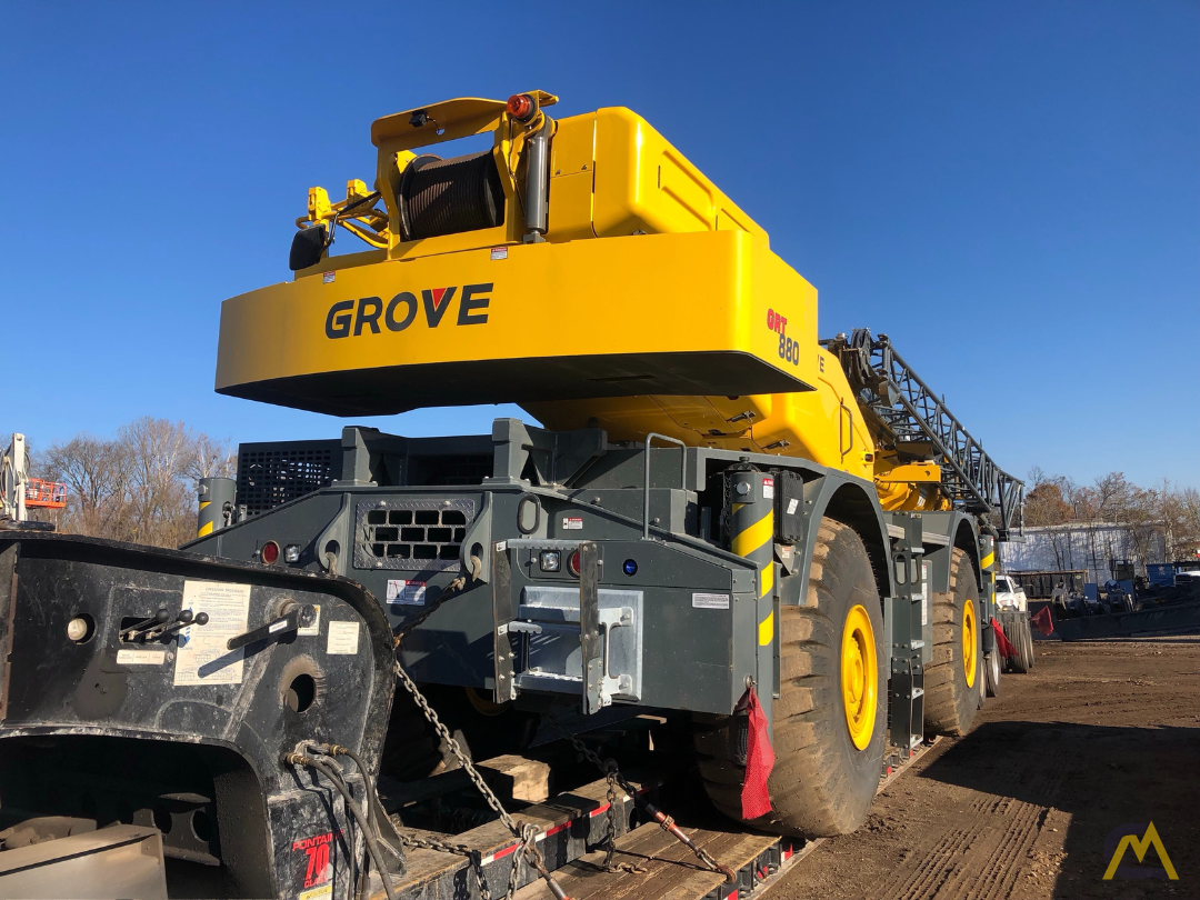 2023 Grove GRT880 Rough Terrain Crane For Sale or Rent Hoists ...