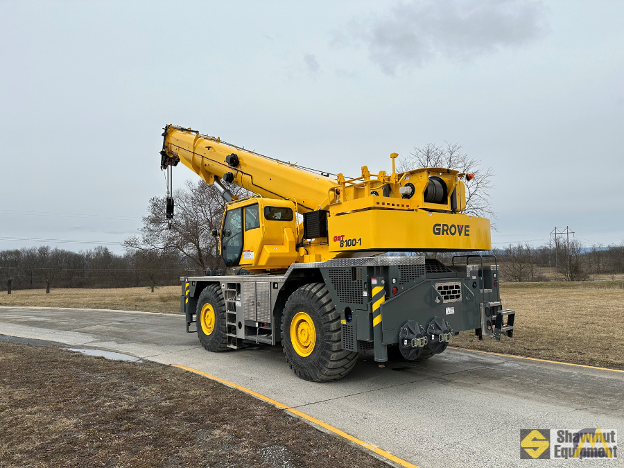 2024 Grove GRT8100 Hydraulic Rough Terrain Crane For Sale or Rent Hoists & Material Handlers ...