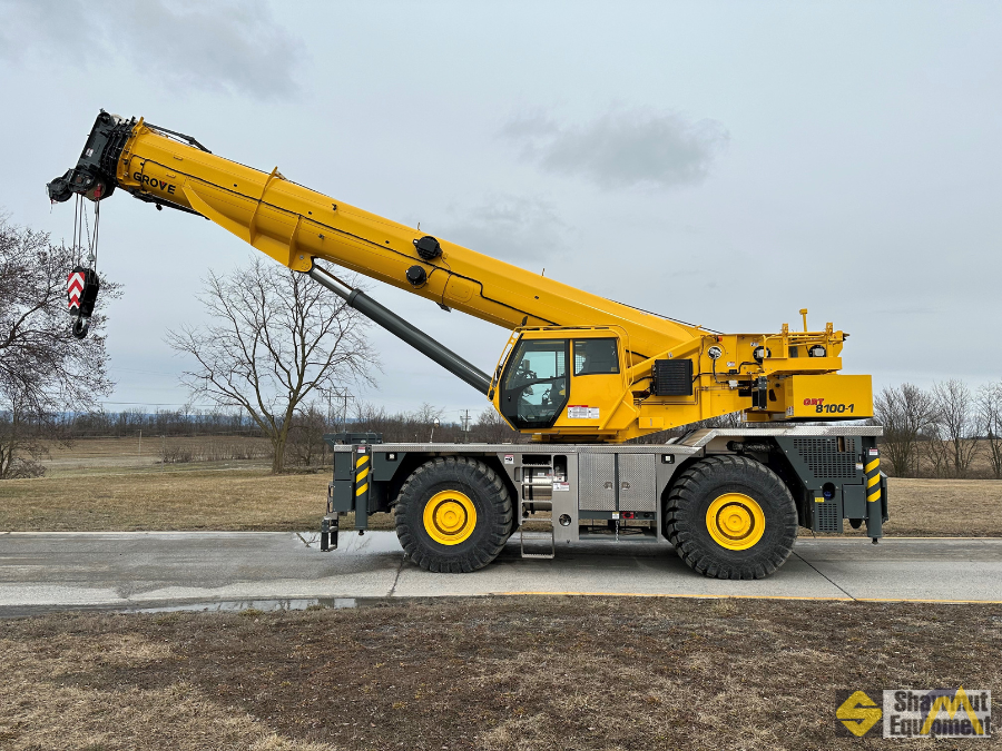2024 Grove GRT8100 Hydraulic Rough Terrain Crane For Sale or Rent Hoists & Material Handlers ...
