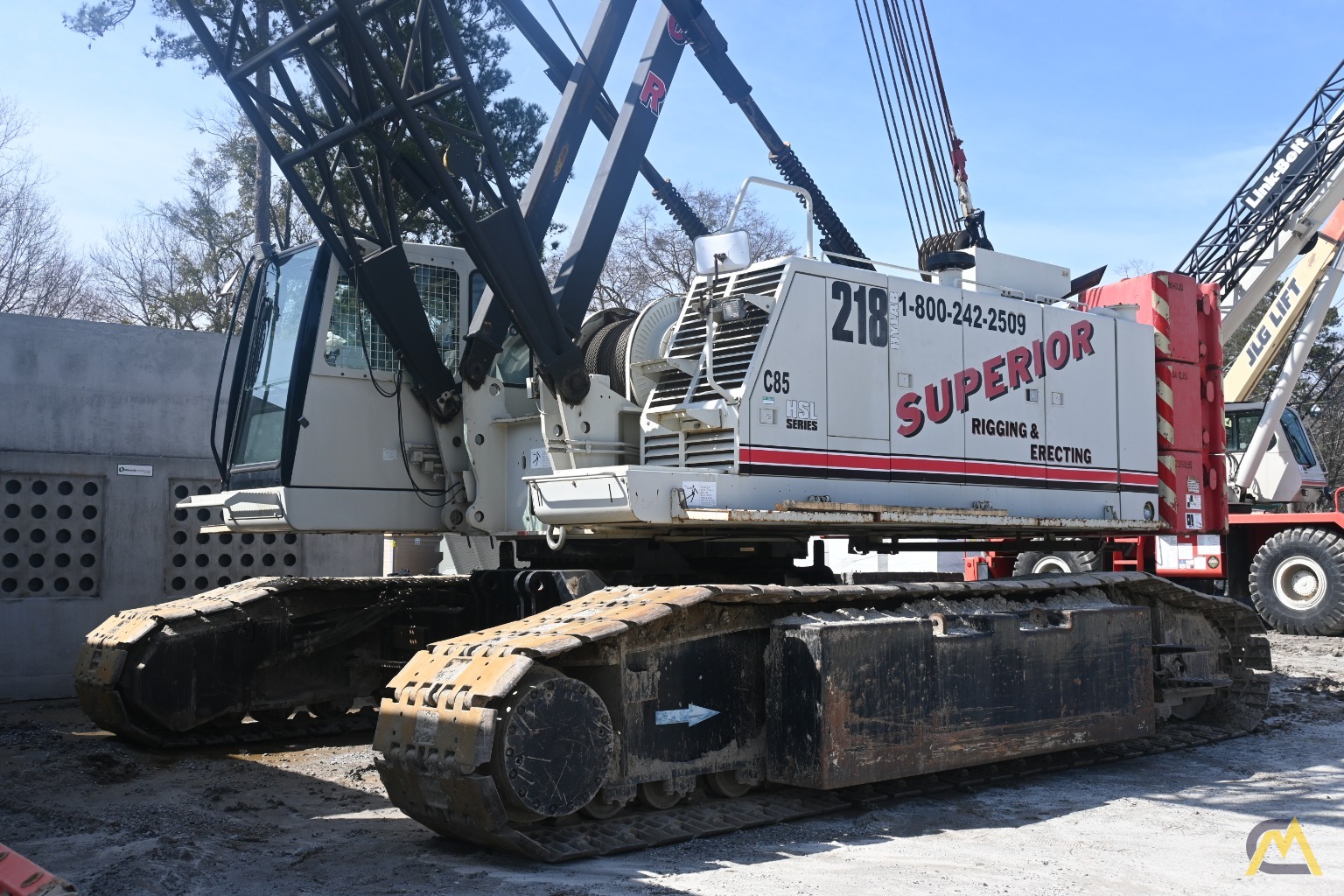 Link-Belt 218 HSL 110-Ton Lattice Boom Crawler Crane For Sale Hoists ...