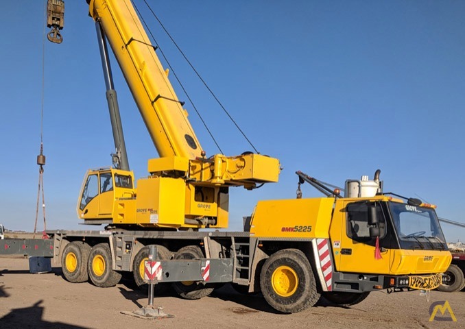 Grove GMK5225 225-ton All Terrain Crane For Sale Hoists & Material ...
