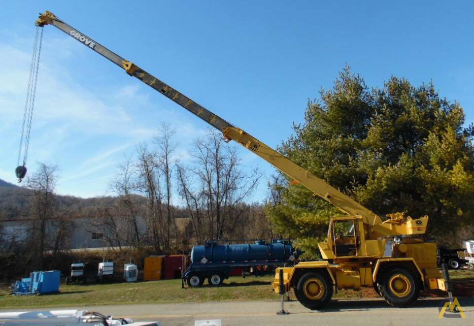 Grove RT522 22-Ton Rough Terrain Crane For Sale Hoists & Material ...