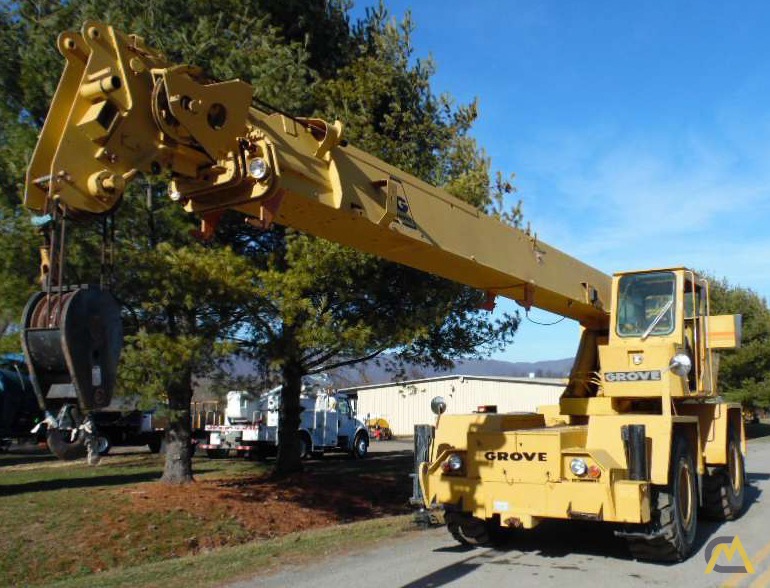 Grove RT522 22-Ton Rough Terrain Crane For Sale Hoists & Material ...