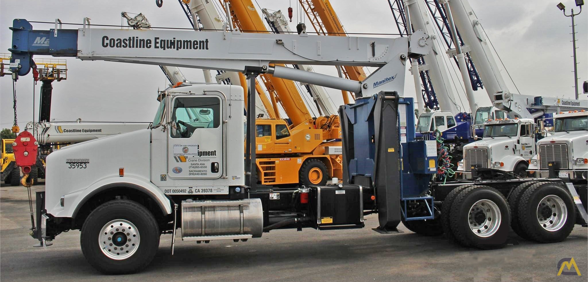 22t Manitex 2250T Boom Truck Crane For Sale or Rent Trucks Hoists ...