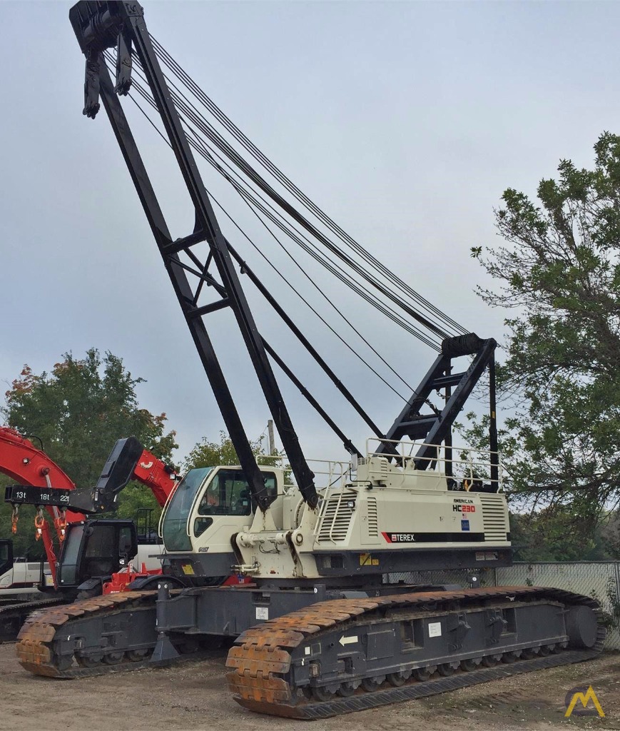 230t Terex American HC230 Lattice Boom Crawler Crane For Sale or Rent ...