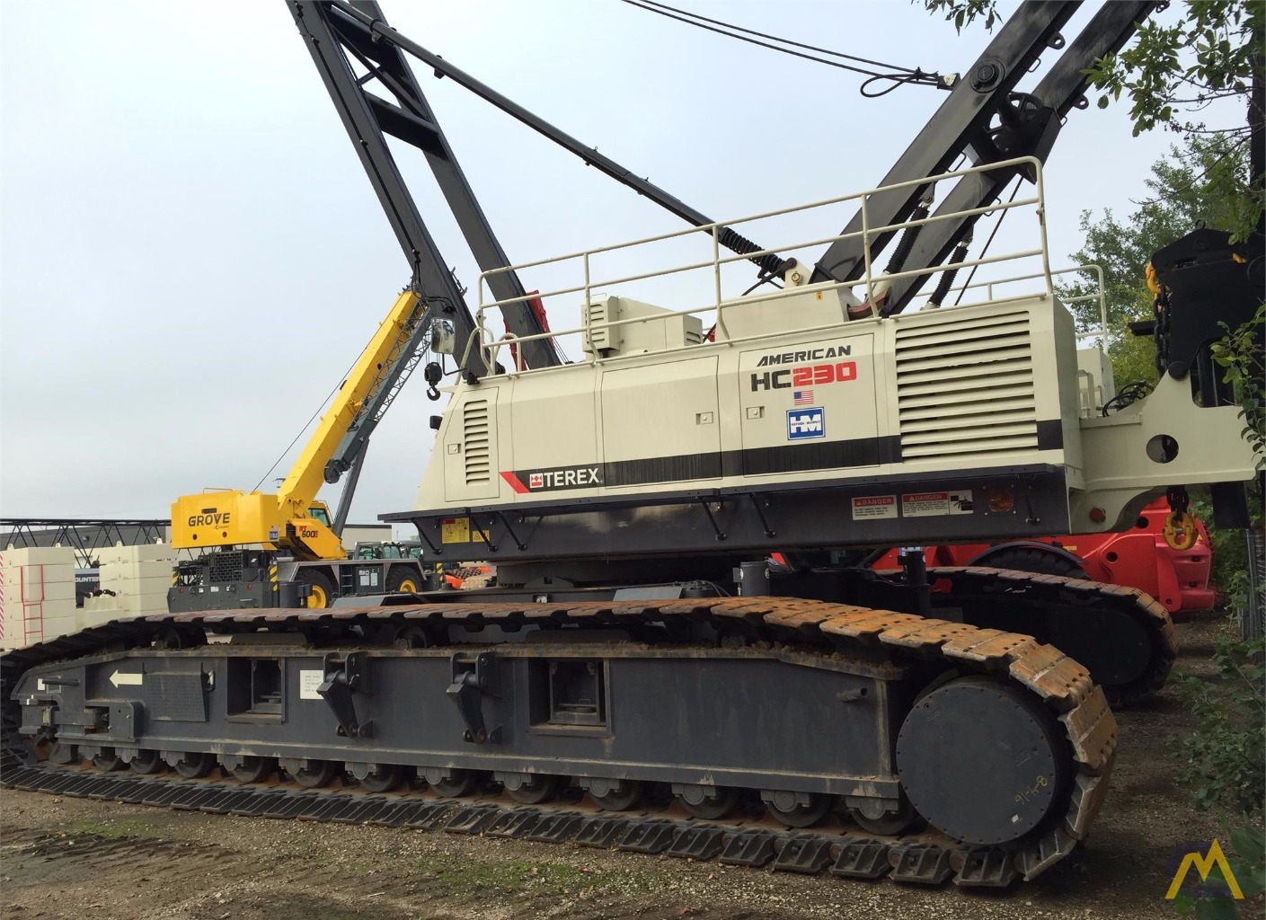 230t Terex American HC230 Lattice Boom Crawler Crane For Sale or Rent ...