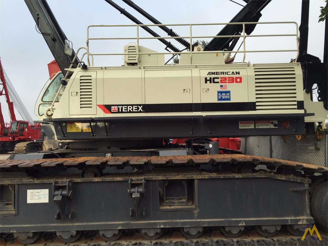 230t Terex American HC230 Lattice Boom Crawler Crane For Sale or Rent ...