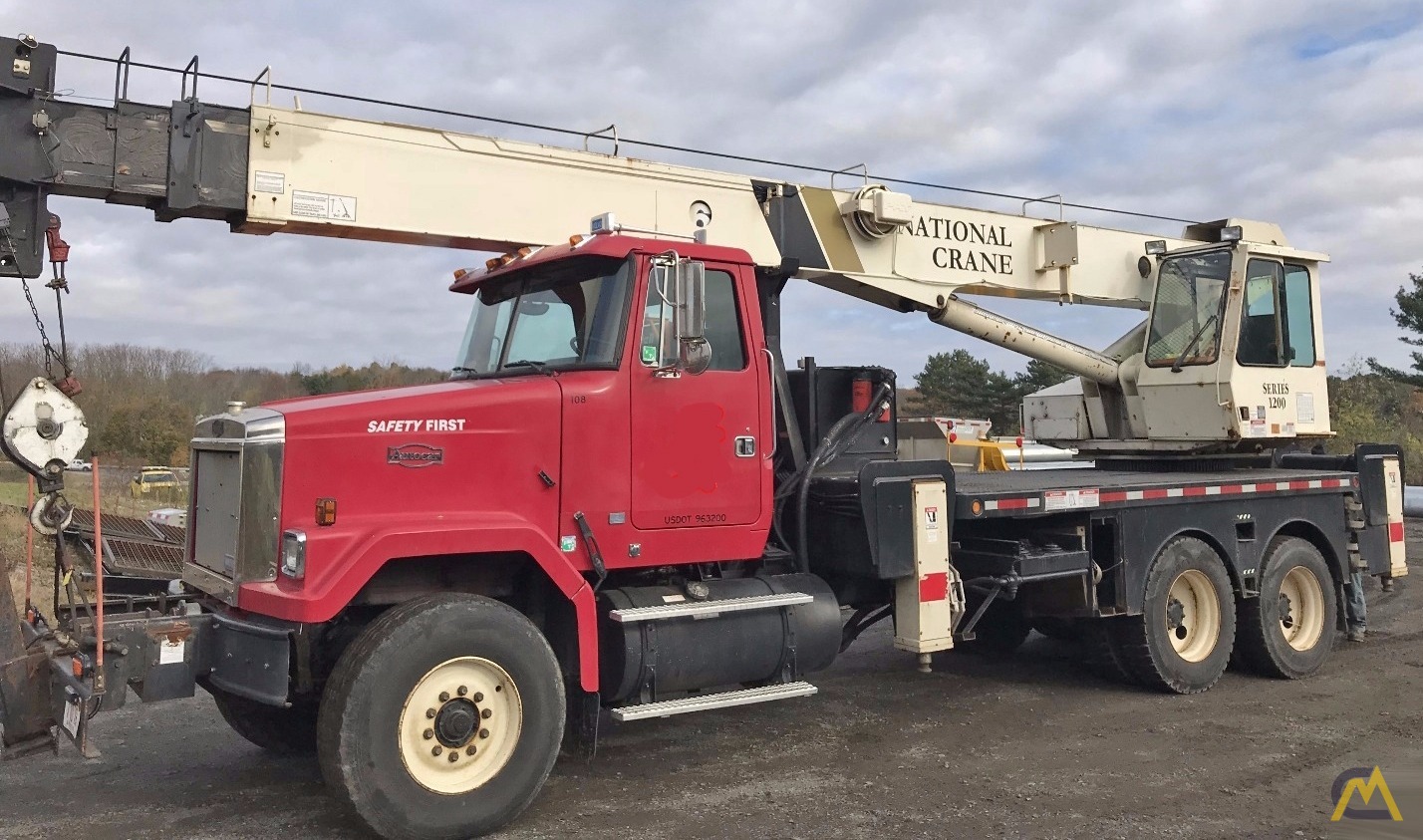 23t National 1295 Boom Truck Crane For Sale Trucks Hoists & Material ...
