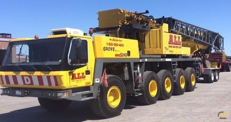 Grove GMK5240 240-ton All Terrain Crane For Sale Hoists & Material ...
