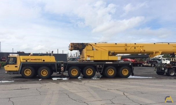 250-ton Grove GMK6250-L All Terrain Crane For Sale Hoists & Material ...