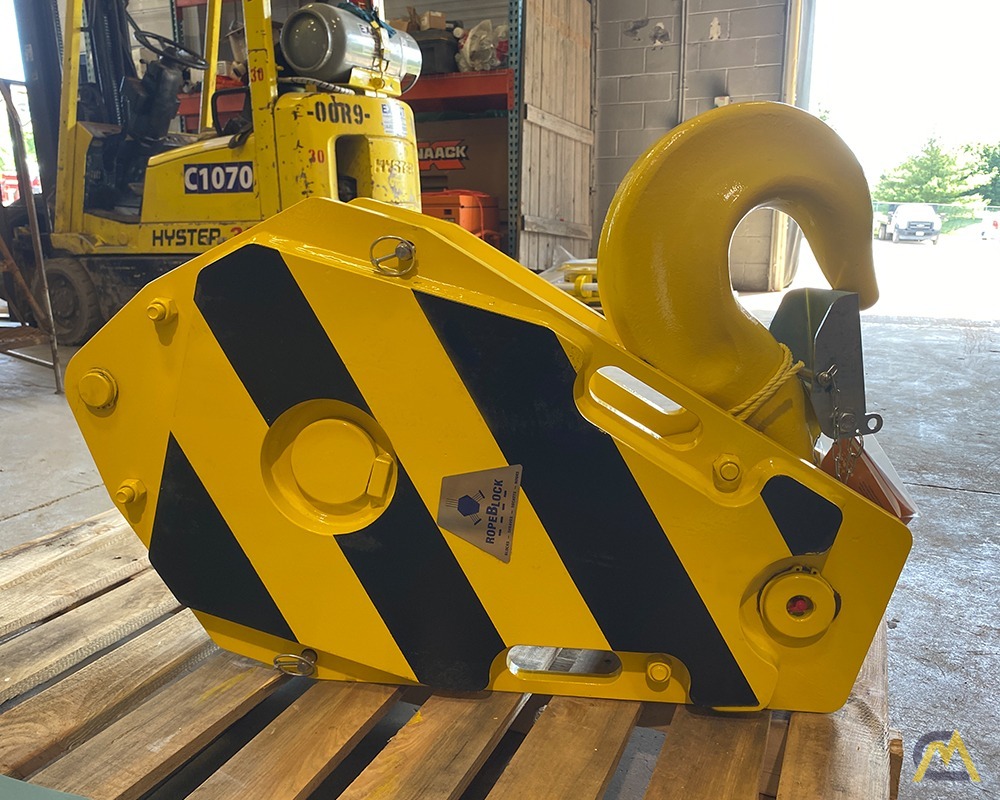 RopeBlock 28-Ton Single-Sheave Hook Block For Sale Blocks Parts ...