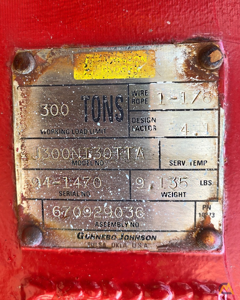 Johnson 300-Ton 9-Sheave Hook Block For Sale Products Blocks Parts ...