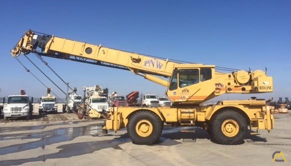 Grove RT635 35-Ton Rough Terrain Crane For Sale Hoists & Material ...