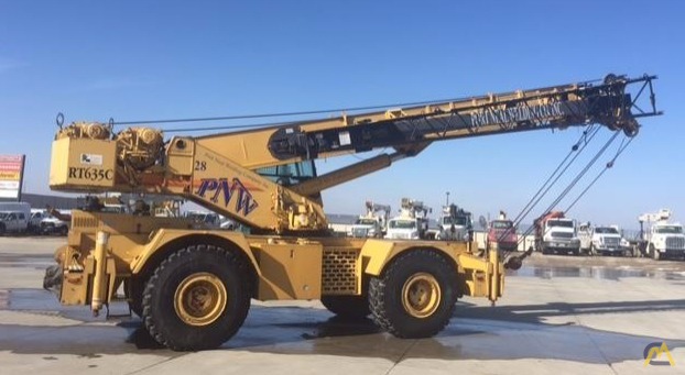 Grove RT635 35-Ton Rough Terrain Crane For Sale Hoists & Material ...