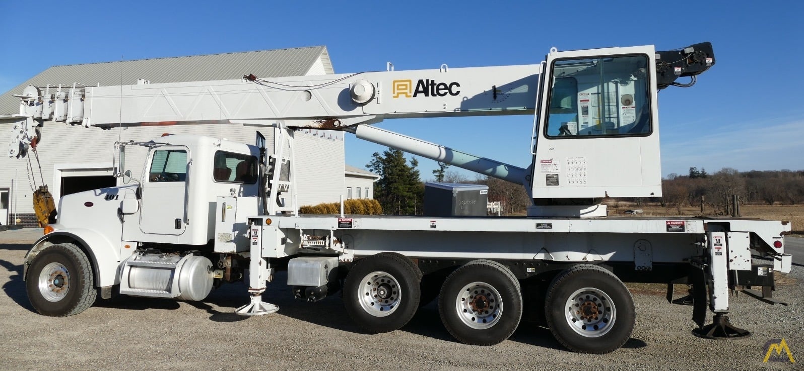 Altec AC38-127S 38-ton Boom Truck Crane on Peterbilt 365 For Sale ...
