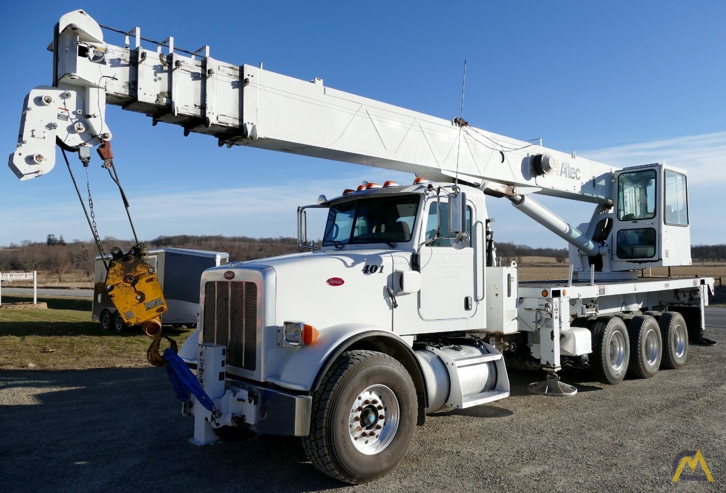 Altec AC38-127S 38-ton Boom Truck Crane on Peterbilt 365 For Sale ...