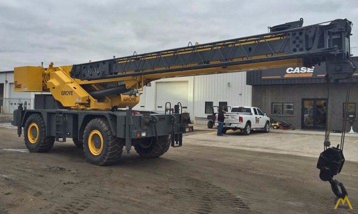 Grove RT540E 40-ton Rough Terrain Crane For Sale Hoists & Material ...