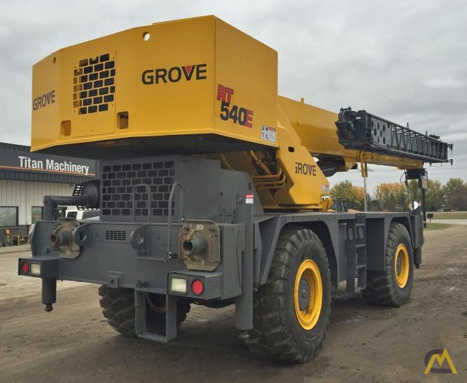 Grove RT540E 40-ton Rough Terrain Crane For Sale Hoists & Material ...