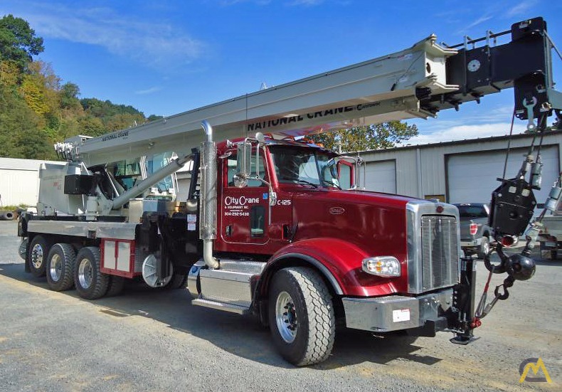 National NBT45 45-ton Boom Truck Crane on Peterbilt 367 For Sale or ...