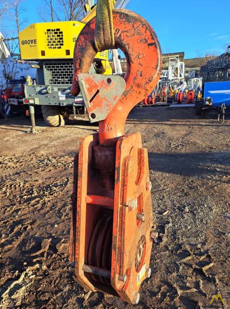 5/8" WIRE ROPE 2-SHEAVE 500# HOOK BLOCK For Sale McKissick Hook Blocks ...