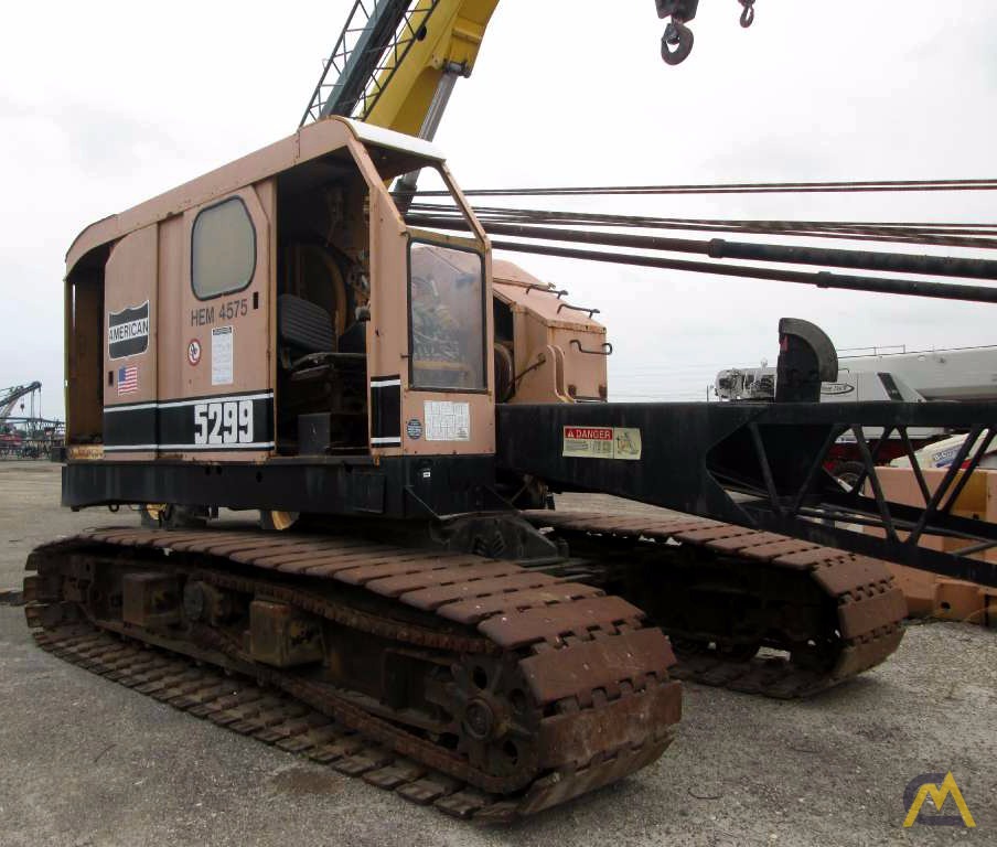 American 5299 50-Ton Lattice Boom Crawler Crane For Sale & Material ...