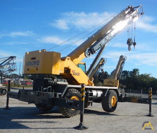 50t Grove RT650E Rough Terrain Crane For Sale or Rent Hoists & Material ...