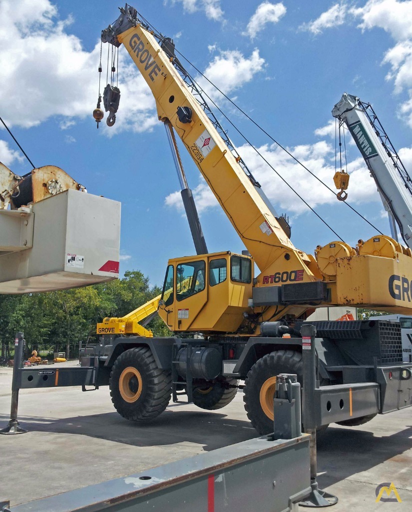 Grove RT650E 50-Ton Rough Terrain Crane For Sale Hoists & Material ...