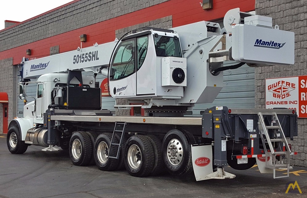 50t Manitex 50155SHL Boom Truck Crane For Sale Trucks Hoists & Material ...