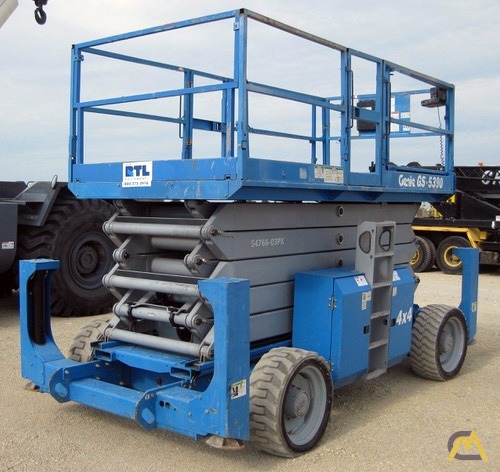 53' Genie GS-5390 RT Scissor Lift For Sale Lifts Platform Aerial Bucket ...