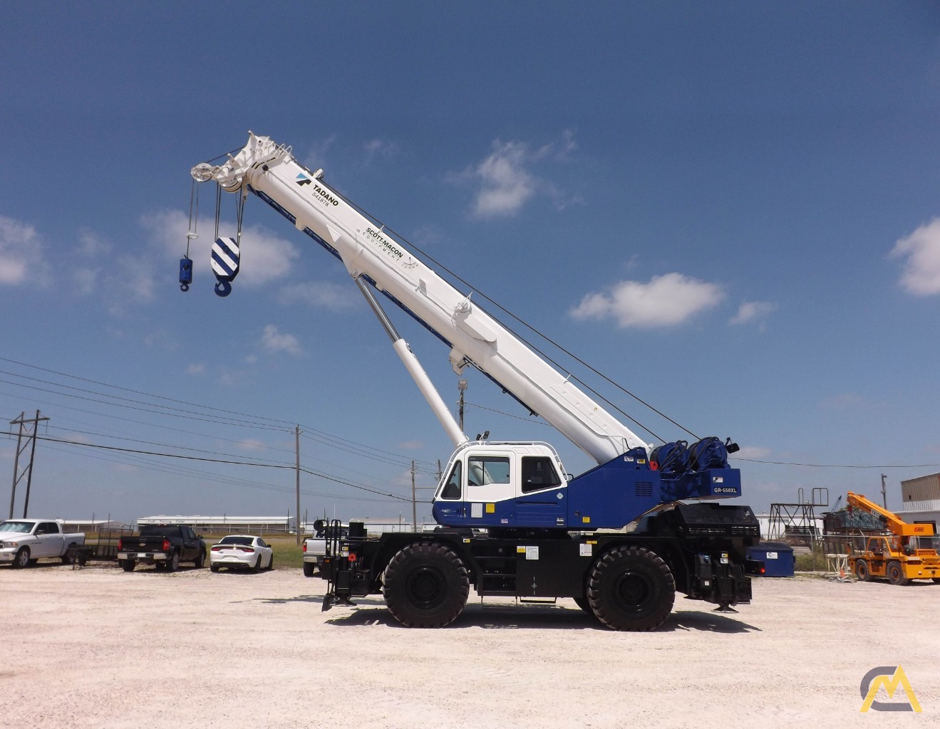 Tadano GR-550XL 55-Ton Rough Terrain Crane For Sale or Rent Hoists ...