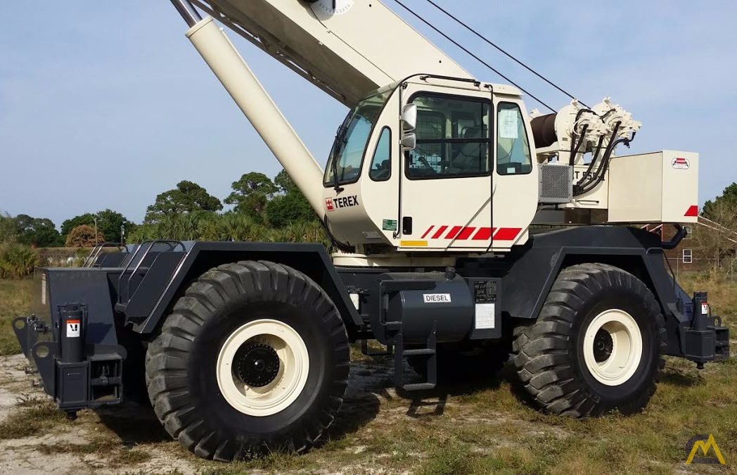 55t Terex RT555-1 Rough Terrain Crane For Sale Hoists & Material ...