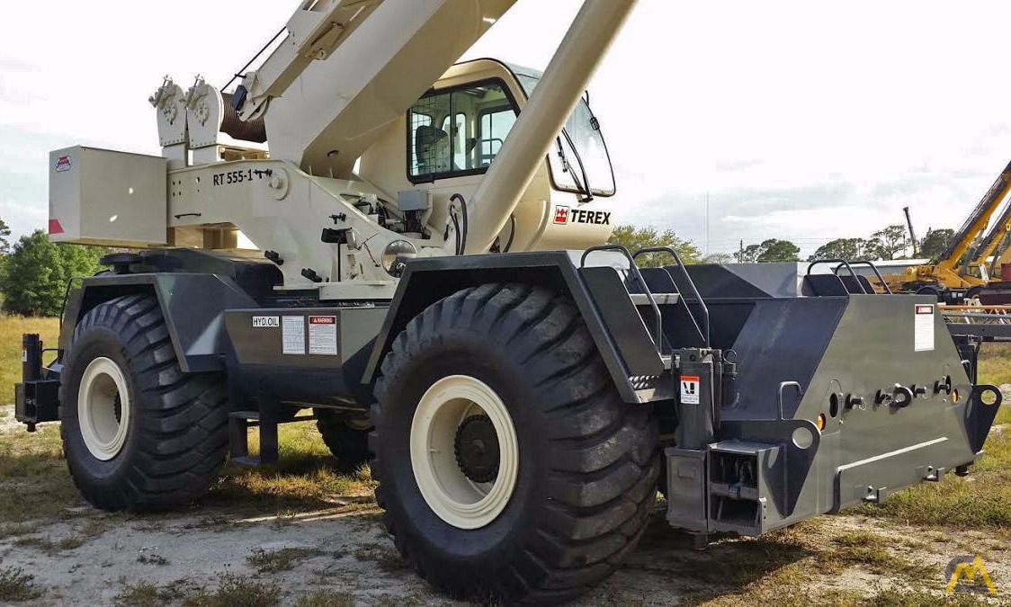 55t Terex RT555-1 Rough Terrain Crane For Sale Hoists & Material ...