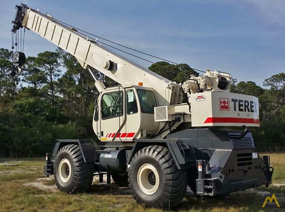 55t Terex RT555-1 Rough Terrain Crane For Sale Hoists & Material ...