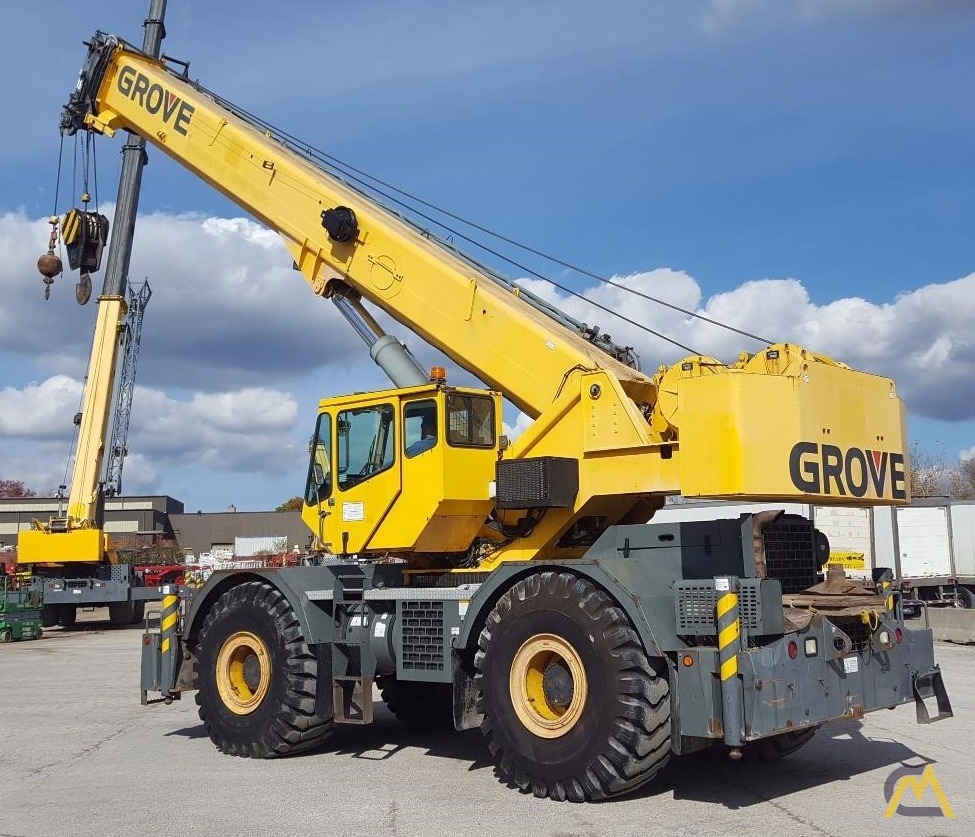 Grove RT760E 60-Ton Rough Terrain Crane For Sale Hoists & Material ...