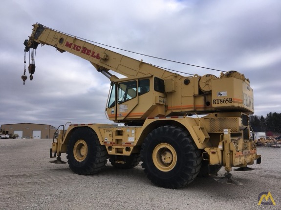 65-ton Grove RT865B Rough Terrain Crane For Sale Hoists & Material ...
