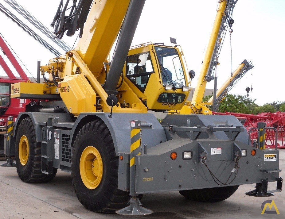 Grove RT765E-2 65-Ton Rough Terrain Crane For Sale Hoists & Material ...