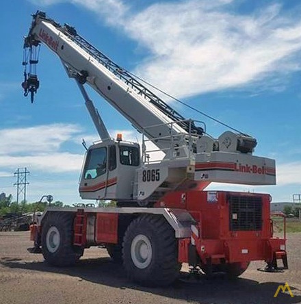 Link-Belt RTC-8065 II 65-ton Rough Terrain Crane For Sale Hoists ...