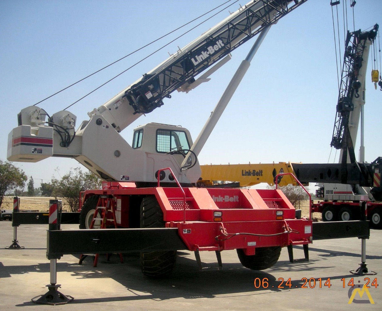 Link-Belt RTC-8065 Series II 65-ton Rough Terrain Crane For Sale Hoists ...