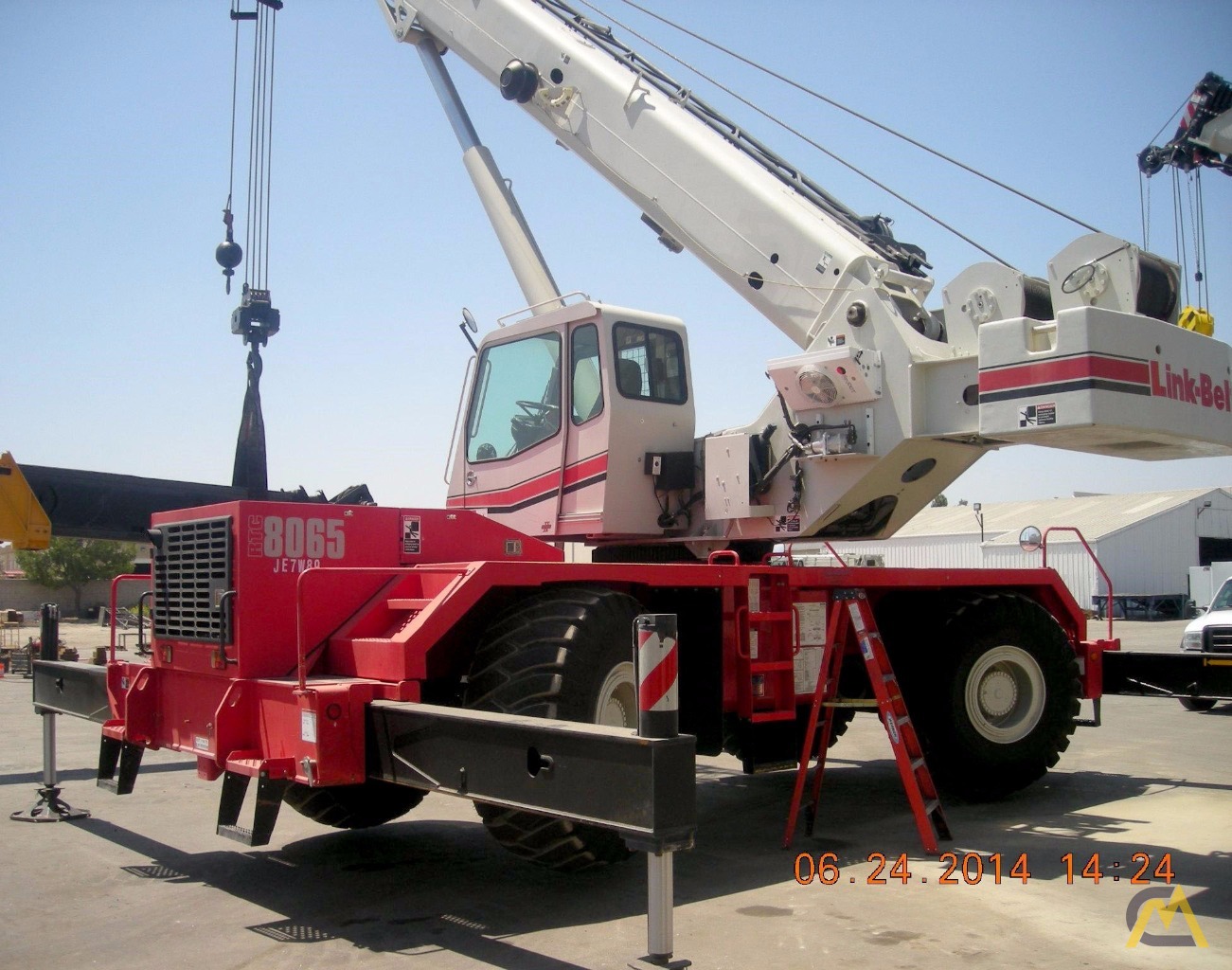 Link-Belt RTC-8065 Series II 65-ton Rough Terrain Crane For Sale Hoists ...