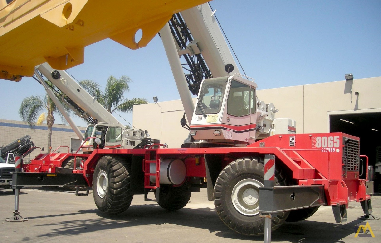 Link-Belt RTC-8065 Series II 65-ton Rough Terrain Crane For Sale Hoists ...